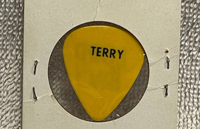 Lord Tracy Terry Glaze Guitar Pick 1989 Deaf Gods of Babylon Tour ...