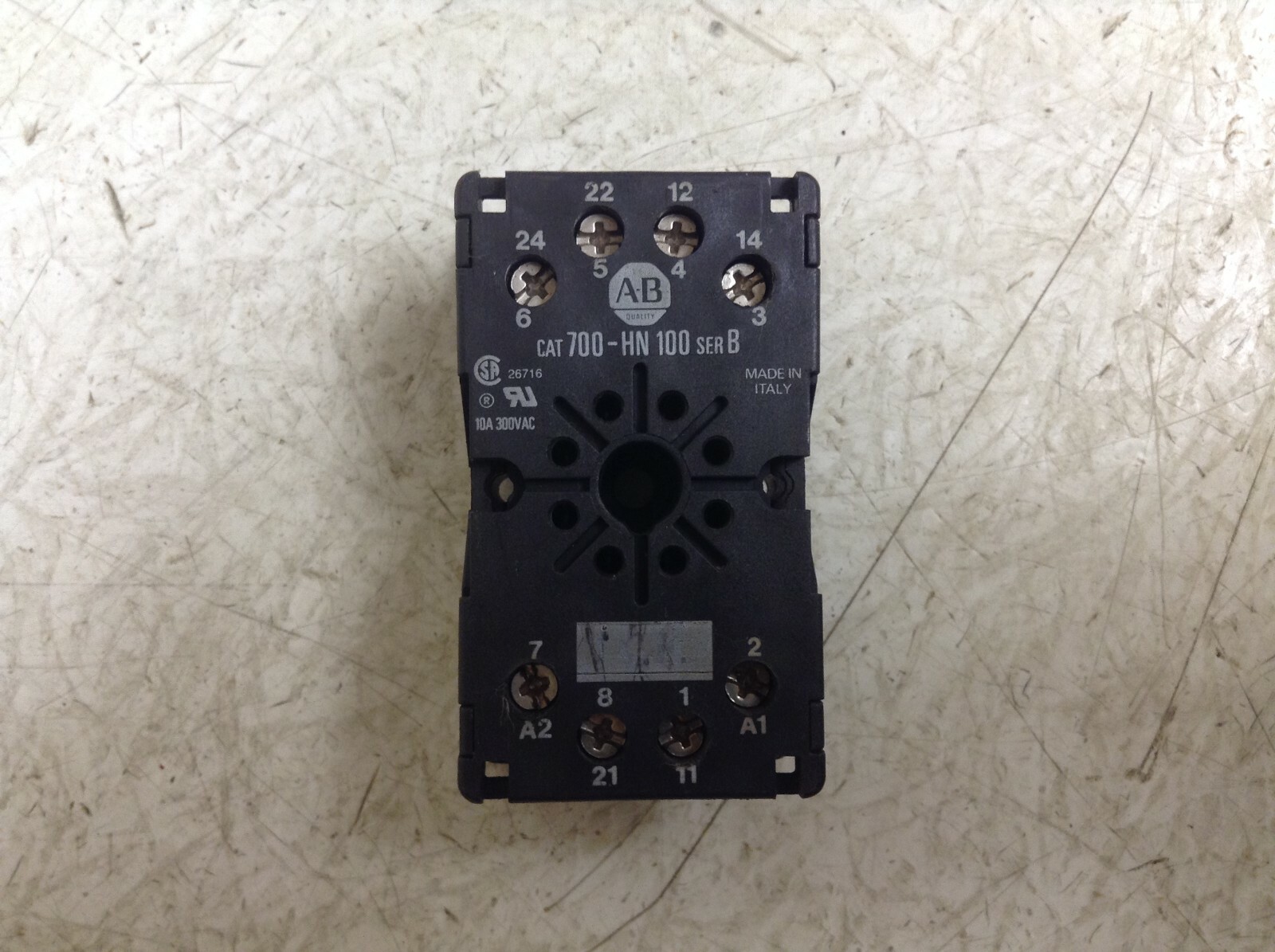Allen Bradley 700-HN100 Relay Base 8 Pin Socket 700HN100 Ser B (TB) | eBay
