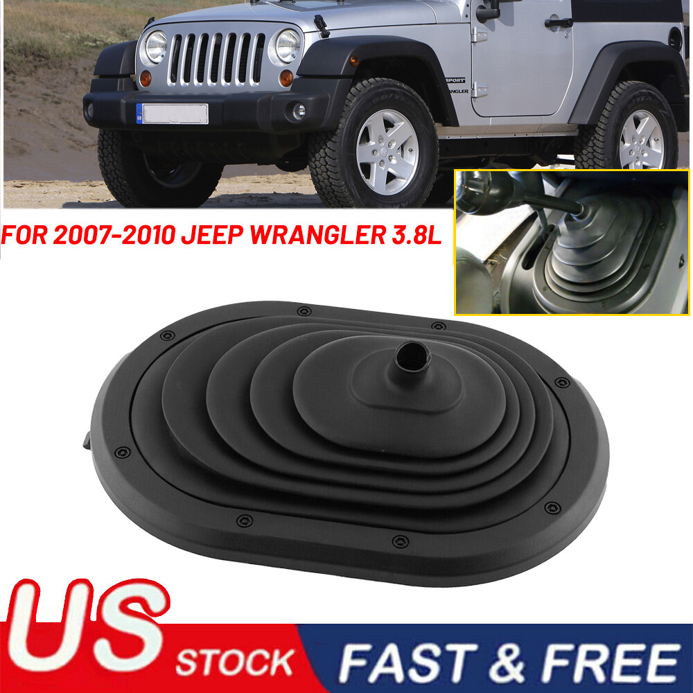 For Jeep Wrangler 3.8L 2007-2010 Manual Trans Gear Shifter Boot Cover ...