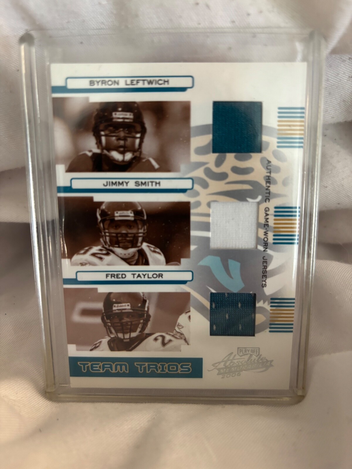 2006 Absolute Team Trios Jerseys 72/100 leftwich/smith/taylor | eBay