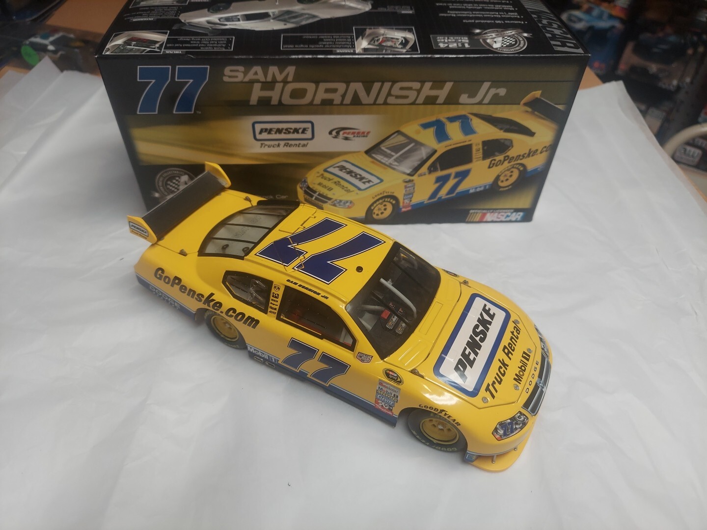 Action 1:24 2008 Sam Hornish Jr. #77 Penske Truck Leasing COT Wing ...