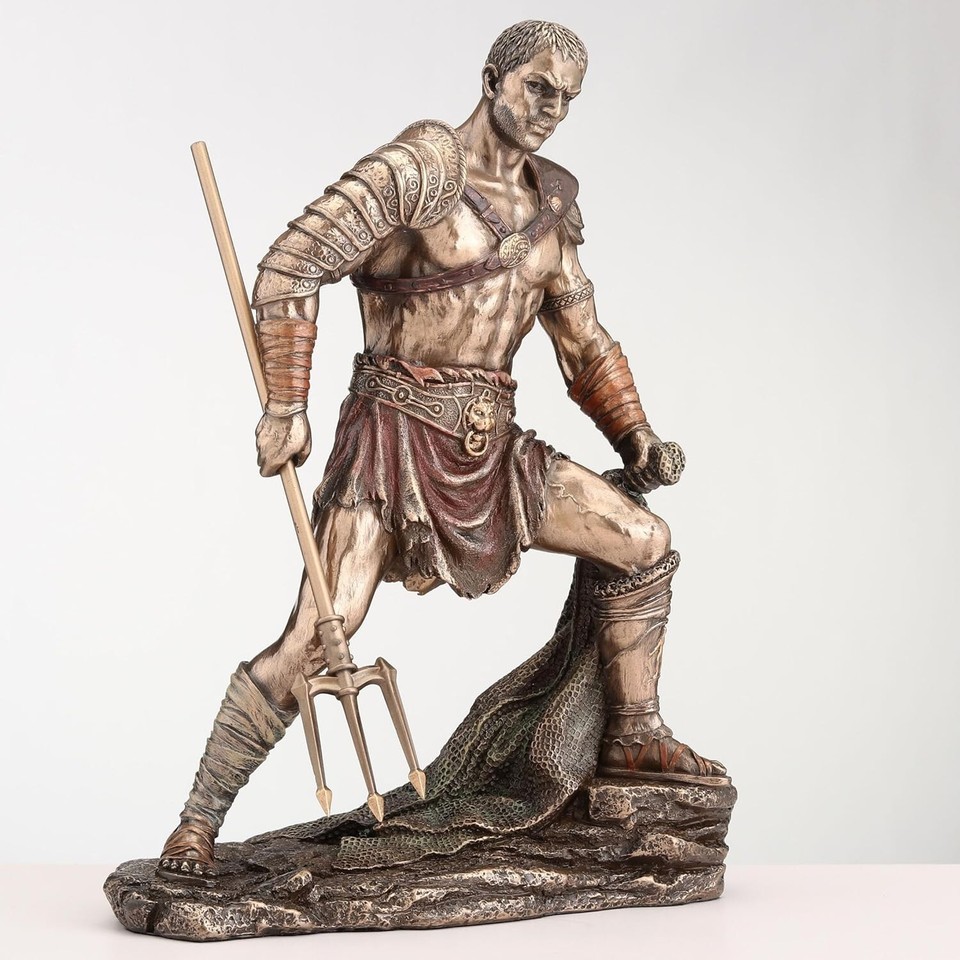 Veronese Design Roman Gladiator The Retiarius Spear & Fish Net ...