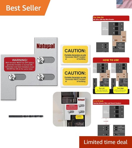 Professional Generator Interlock Kit for GE Main Breakers - Simplified ...