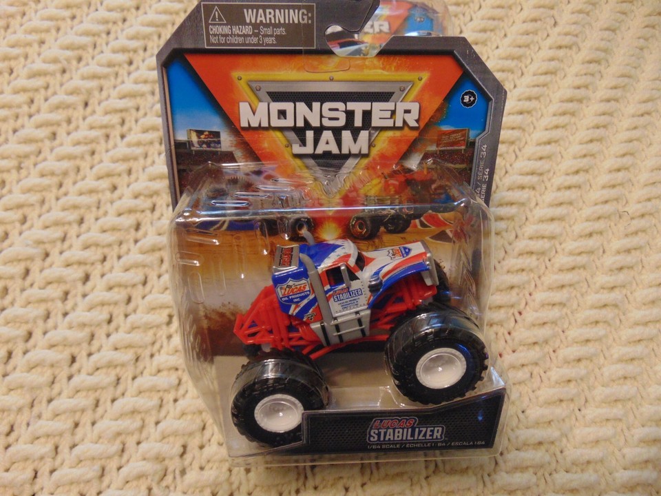 2024 SERIES 34 ARENA LUCAS STABILIZER SPIN MASTER Monster Jam TRUCK | eBay