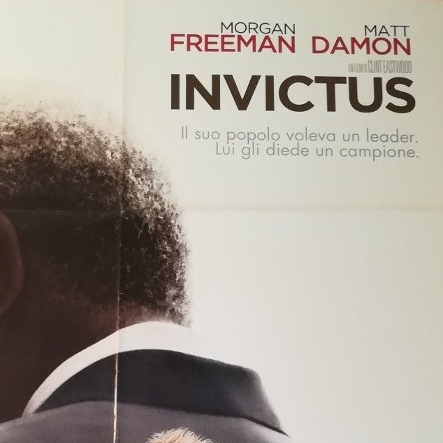 INVICTUS 2009 Original Movie Poster 39x55" 2Sh Italian EASTWOOD DAMON ...