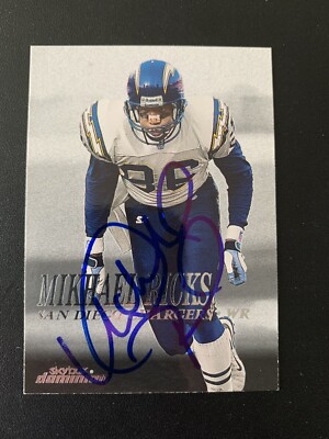 Mikhael Ricks Signed 1999 Skybox Dominion #137 Card San Diego Chargers ...