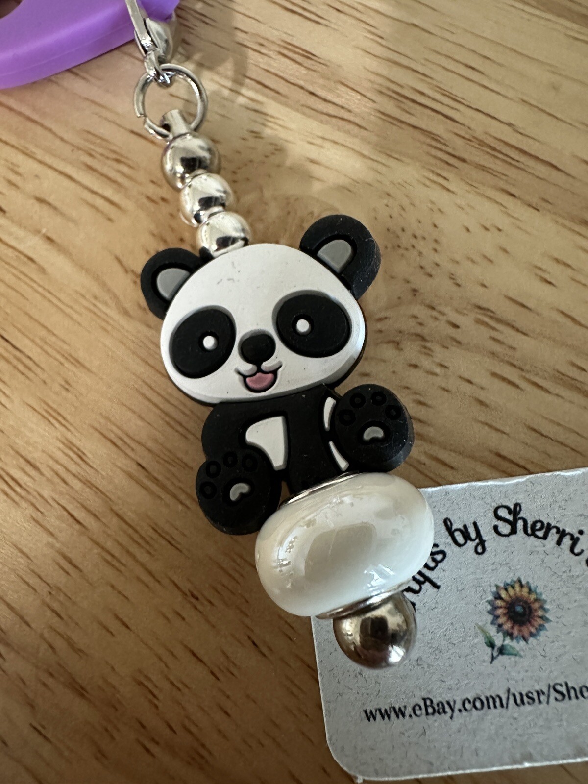 Panda Tumbler Charm, Backpack Clip, Purse Charm, Panda Gift, Stanley ...