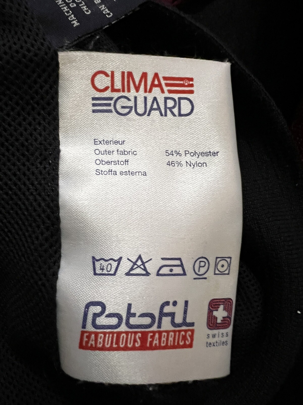 Men's Cutter & Buck Golf Pullover V Neck Windshirt Red Climate Guard X ...