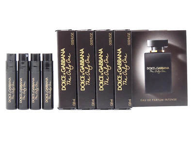 D&G DOLCE & GABBANA THE ONLY ONE INTENSE .8ml .02fl oz x 4 PERFUME ...
