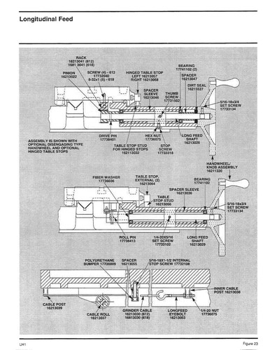 Harig 612 & 618 Hand Feed Surface Grinder Operator, Maint, & Parts ...