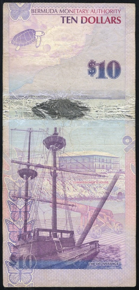 Bermuda Paper Money XF $10 Note | eBay