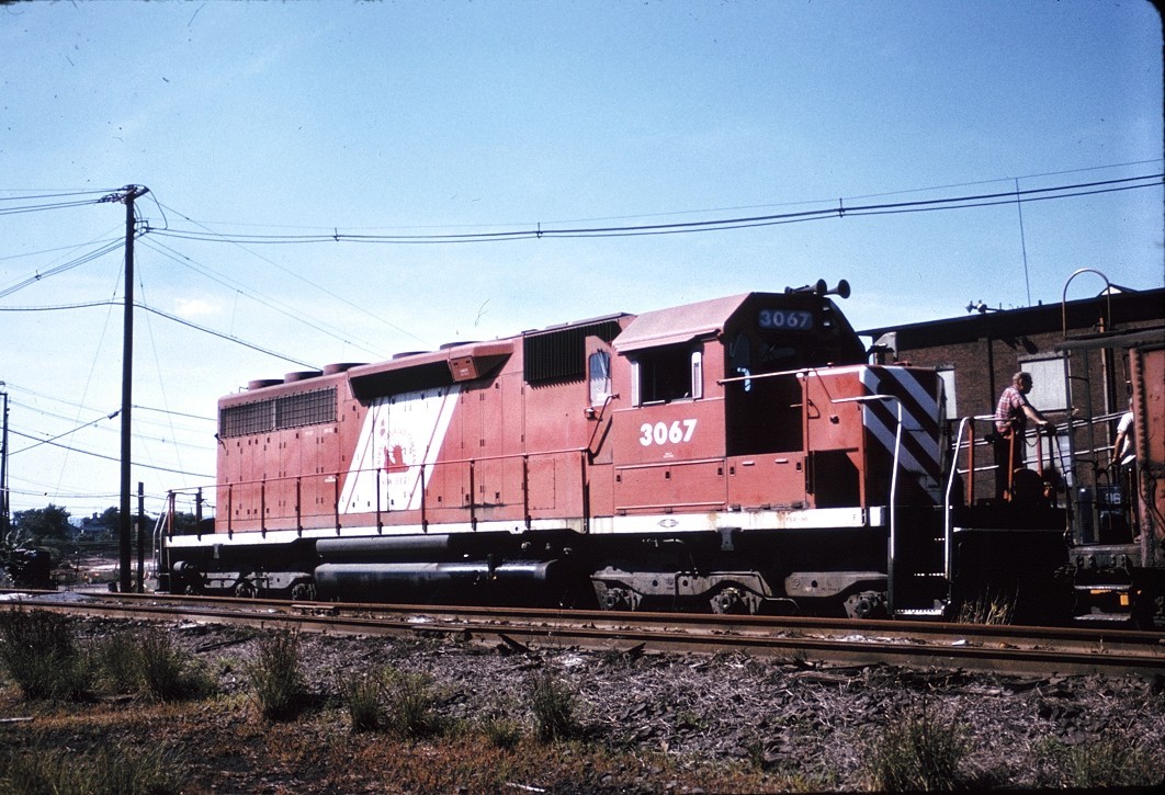 Central RR of New Jersey (CNJ) - SD40 - #3067 - Original 35mm Slide | eBay