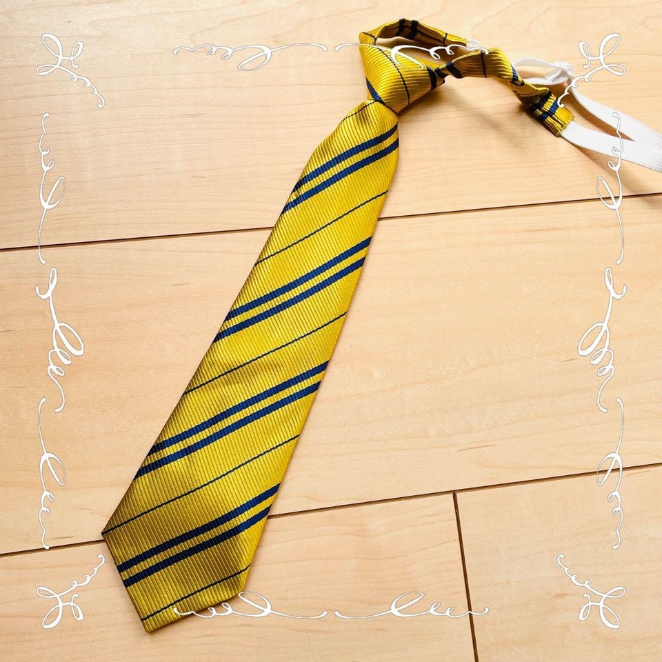 Harry Potter Hufflepuff Cosplay Tie One-Touch Adjustable Elastic ...