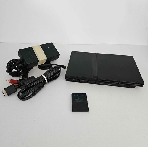 Black Sony Playstation 2 PS2 Slim Console Only SCPH-77001 FOR PARTS | eBay