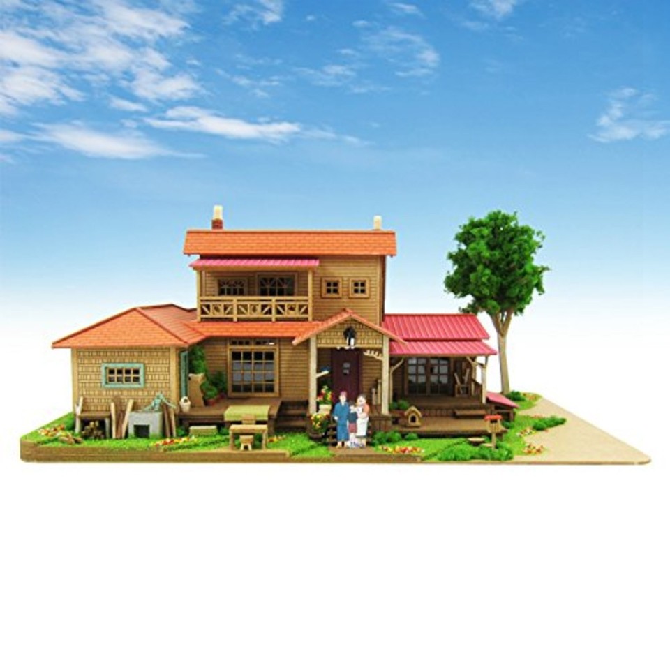 Ghibli series memories of Marnie Oiwa house 1/150 scale Paper Craft ...