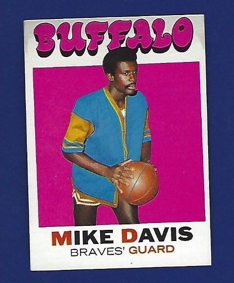 1971-72 TOPPS MIKE DAVIS BASKETBALL CARD #99 FREE SHIPPING | eBay