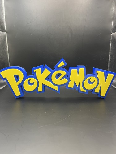 Pokemon Logo Sign Display | 3D Wall Desk Shelf Art | eBay