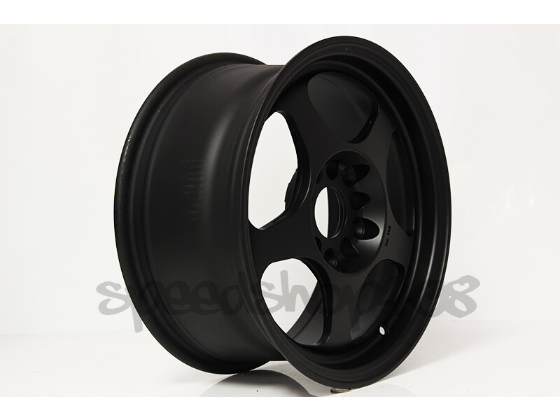 ROTA Slipstream WHEELS 15X8 +40 5X114 Satin Black Integra Type R EVO ...