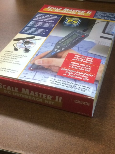 Calculated Industries Scale Master II Calculator PC Interface Kit 6215 ...