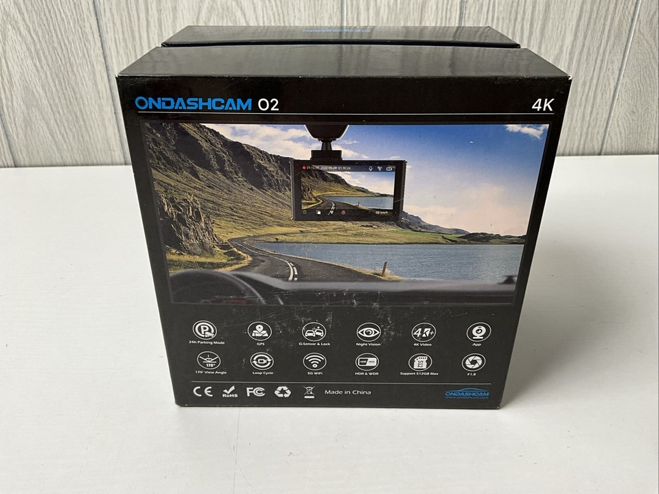 ONDASHCAM O2 Dash Cam Front/Rear, 4K/2.5K Dual Dash Camera for Cars W ...