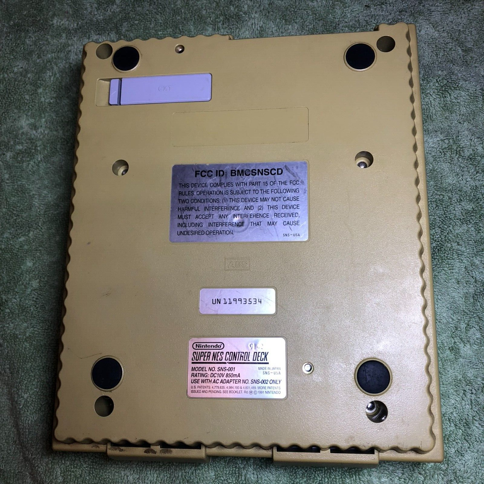 Super Nintendo SNES Game System Console SNS-001 Parts Repair Only | eBay