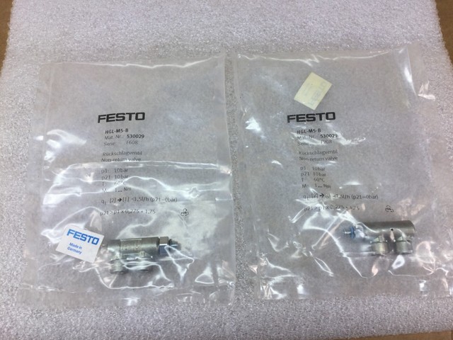 1pcs Festo 530029 Non-return Valve Model Hgl-m5-b for sale online | eBay