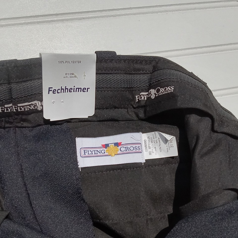 Flying Cross Fechheimer Uniform Pants Mens 31 LAPD Navy Blue Unhemmed Command | eBay