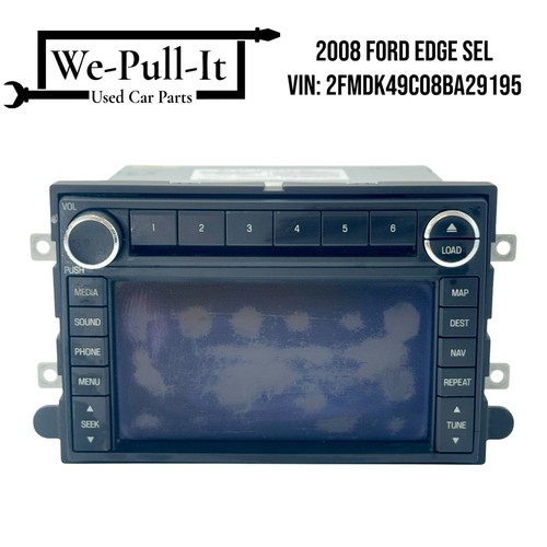 2008 Ford Edge Navigation Radio Display Screen 8T4T-18K931-BA TESTED ...
