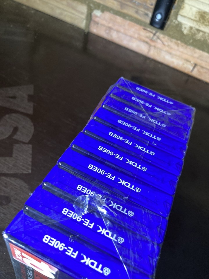 TDK FE90 Blank Audio Cassette Tape 90 Minutes Recording 10 Pack Brand ...