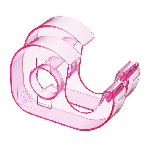 2pcs Tape Dispenser, Refillable Single-Side Handheld Tapes Holder, Red ...
