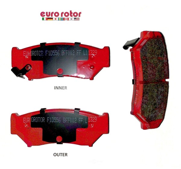 Disc Brake Pad Set-4 Door Eurorotor ID556 for sale online | eBay