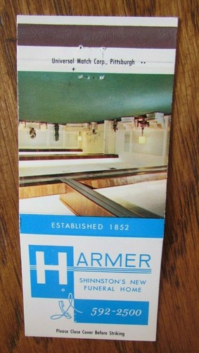 FUNERAL HOME: HARMER (SHINNSTON, WEST VIRGINIA) -G10 | eBay