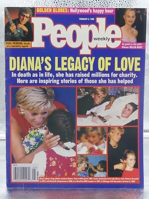 People Weekly Magazine Diana's Legacy Of Love February 2 1998 Helen ...