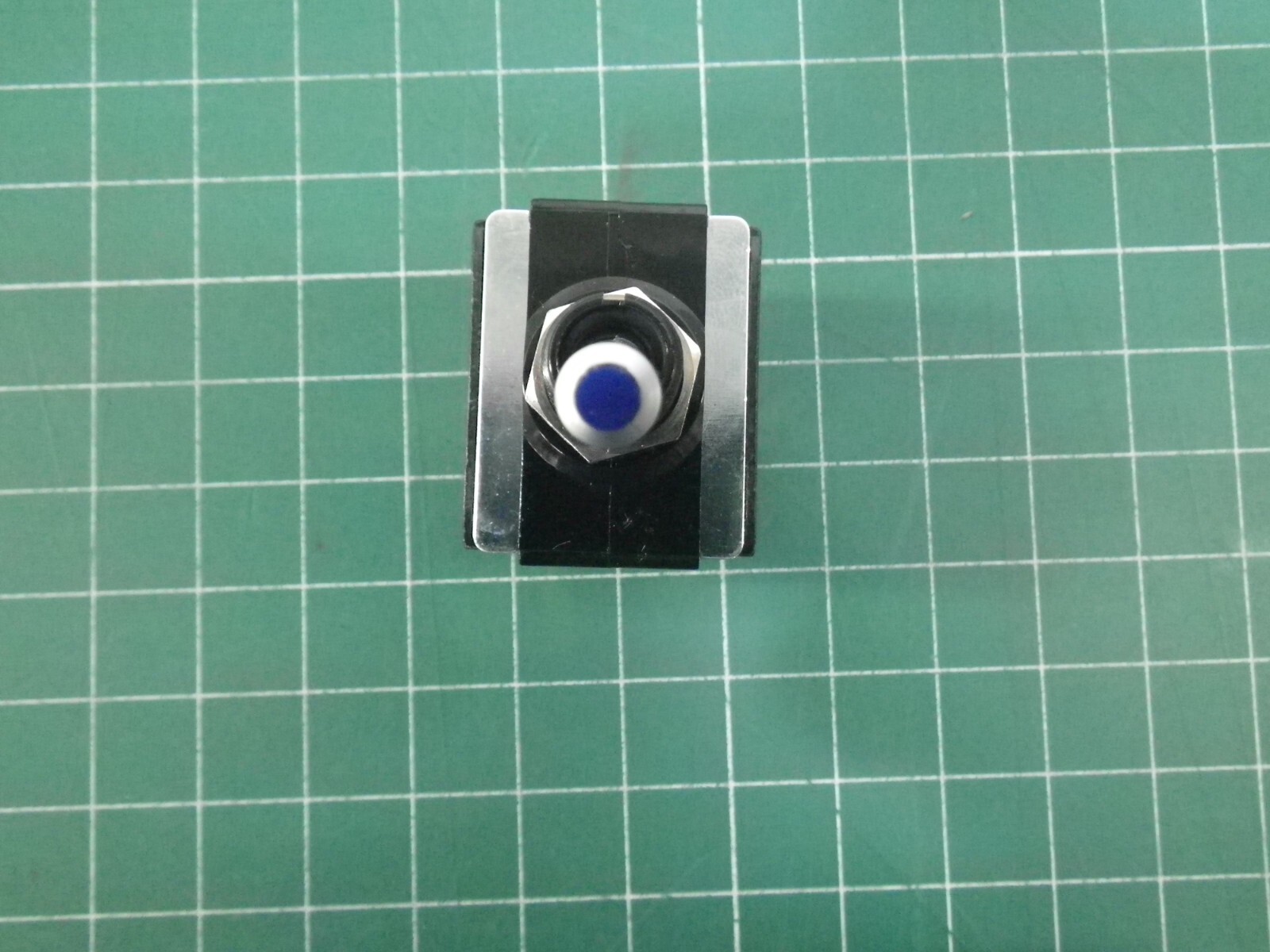 NEW OEM SEA RAY SWITCH TOGGLE CHROME WITH BLUE INDICATOR DPDT PART ...