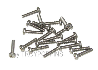 20-SS M4-0.7 X 20MM PPH PHILLIPS PAN HEAD MACHINE SCREW STAINLESS STEEL ...