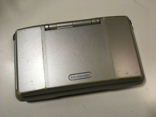 Nintendo DS Launch Edition Handheld System SILVER region free ...