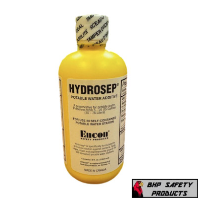 Hydrosep Water Treatment Additive for Eyewash Stations - One 8oz Bottle ...