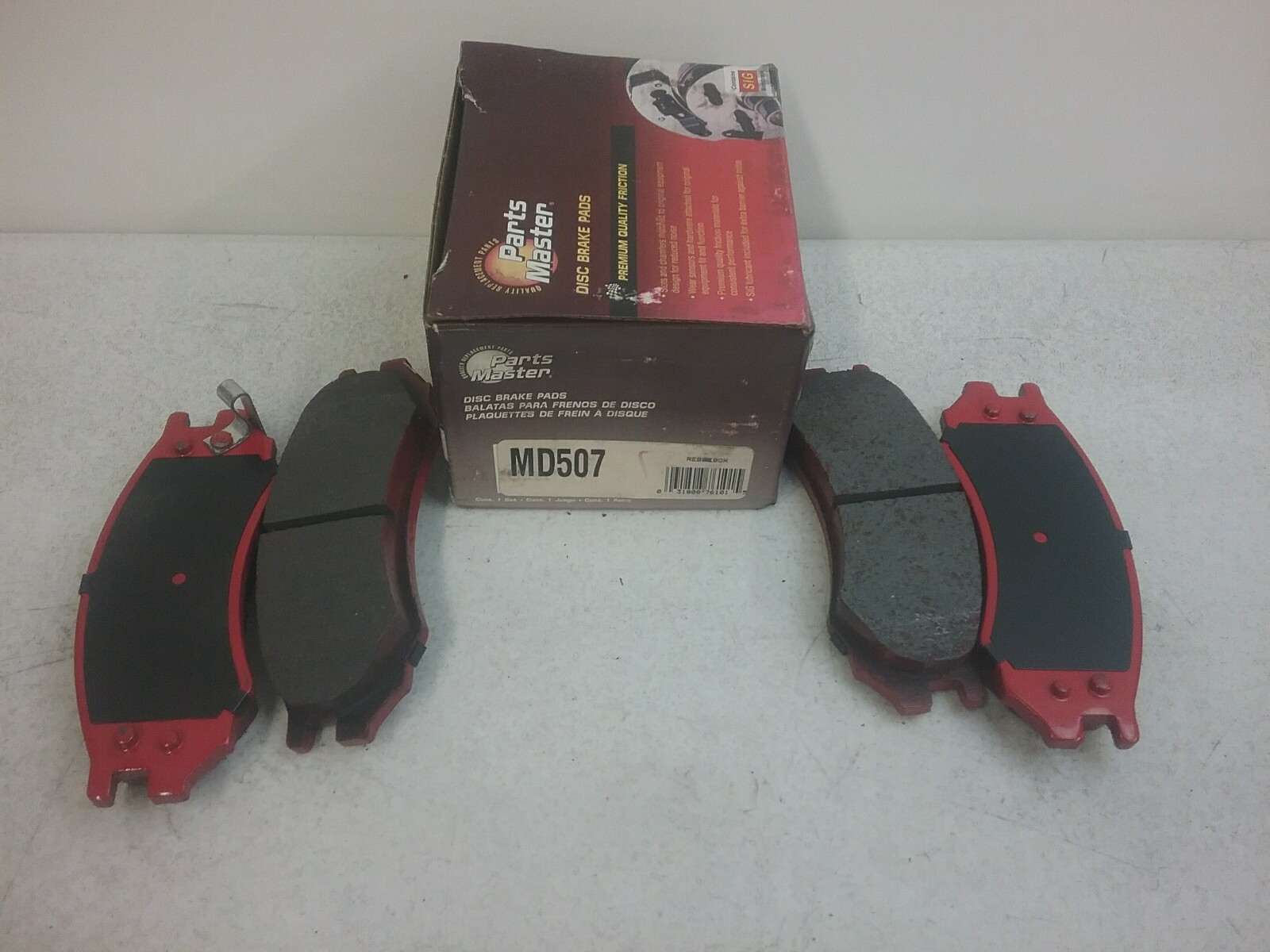 MD507 Parts Master Disc Brake Pads Premium Quality Friction | eBay