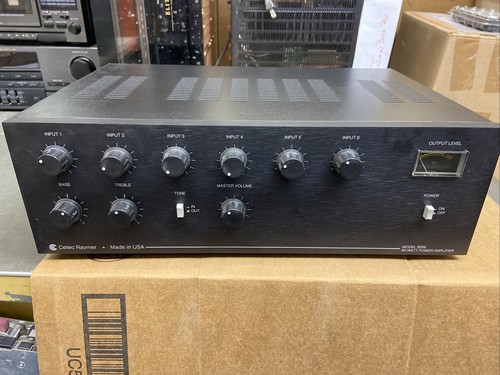 cetec raymer model 9006 60watt power amplifier | eBay