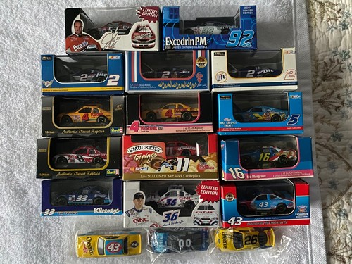 Nice Lot of 17 Revell, Racing champions NASCARS. N.I.B. See Photos ...