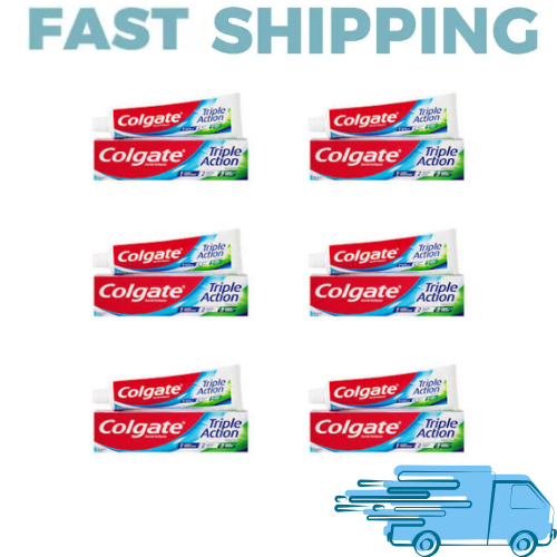 6X Colgate Triple Action Fluoride Toothpaste Original Mint 100ml | eBay