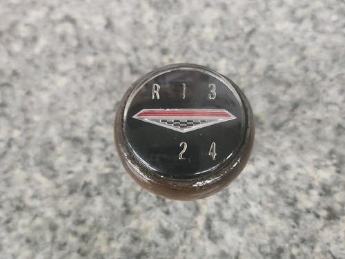 1967-68 ORIGINAL PONTIAC GTO 4-Speed FOUR SPEED WALNUT SHIFT KNOB REAL ...