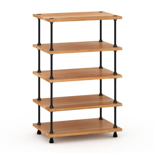 Salamander Archetype 5.0 5-Shelf Audio Rack Real Cherry Wood | eBay