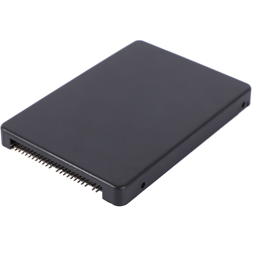 Black 44PIN MSATA To 2.5 Inch IDE Hard Drive Enclosure SSD Case Adapter ...