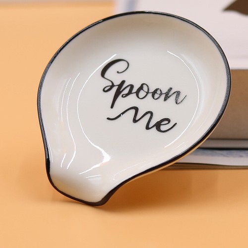Multipurpose Ceramic Spoon Rest Pad Spoon Holder Kitchen Utensils ...