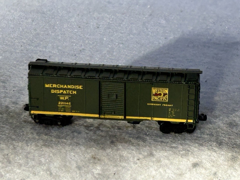 Nice Intermountain Western Pacific RR 40’ Box Car N Gauge | eBay
