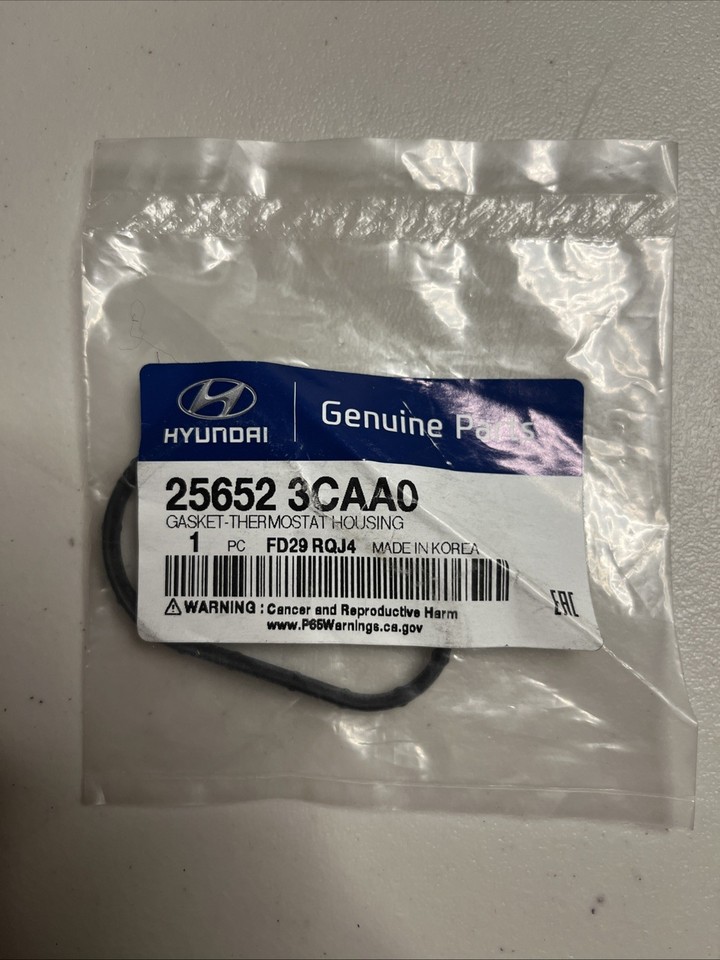 USA - Genuine Hyundai Engine Coolant Thermostat Housing Gasket 25652 ...
