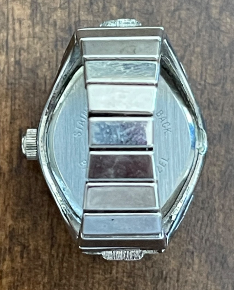 Vintage Focus Quartz RING WATCH, Stretch Band, Untested as is Condition ...