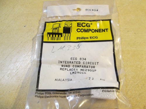 Philips ECG-834 NTE-834 IC, LM2901N, MC2901P | eBay