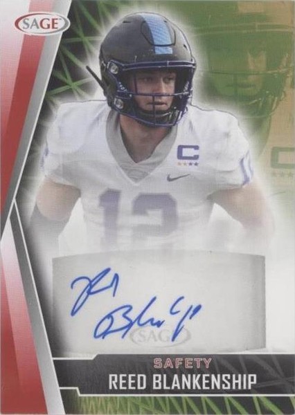 2022 SAGE High Series - Autographs Red #A-RB2 Reed Blankenship (AU, RC ...